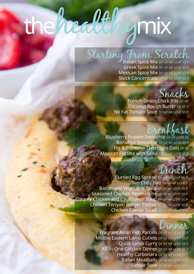The Healthy Mix I Cookbook – Skinnymixers Shop